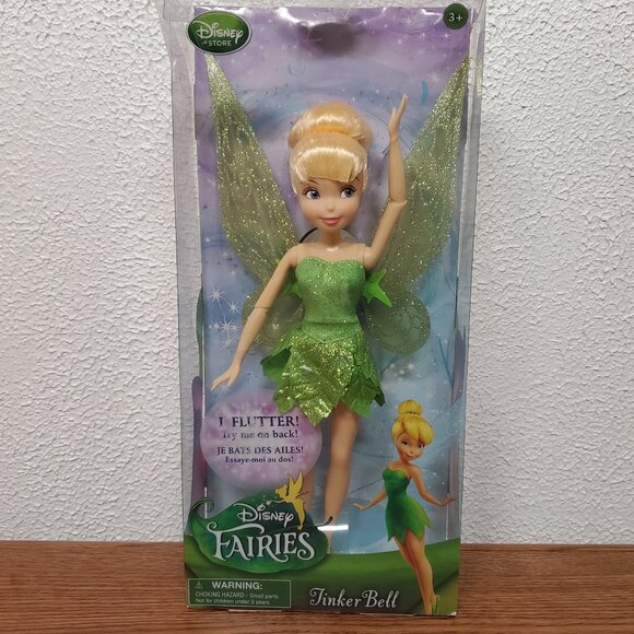 Disney | Toys | Disney Store Tinkerbell With Flutter Wings Disney ...